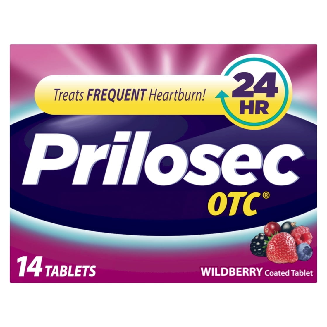 Prilosec OTC, Omeprazole Delayed Release 20mg, Acid Reducer, Treats ...