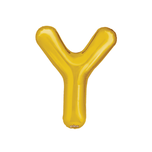 Prima 16" Gold Foil Balloon Letter (2 pack) - Y - Walmart.com