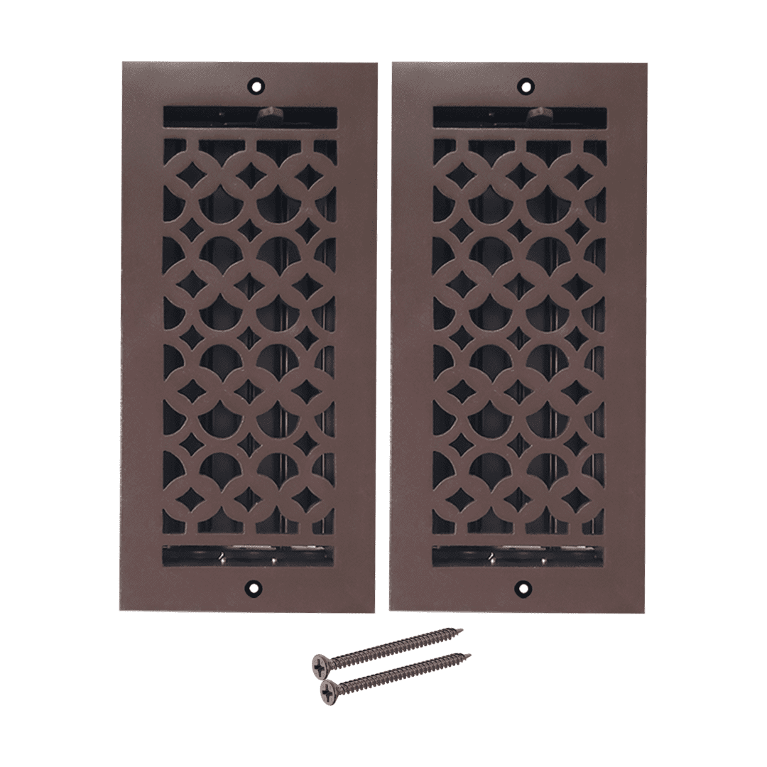 Prima Decorative Hardware Cast Aluminum Floor Register 4″ X 10″ VR-100 ...