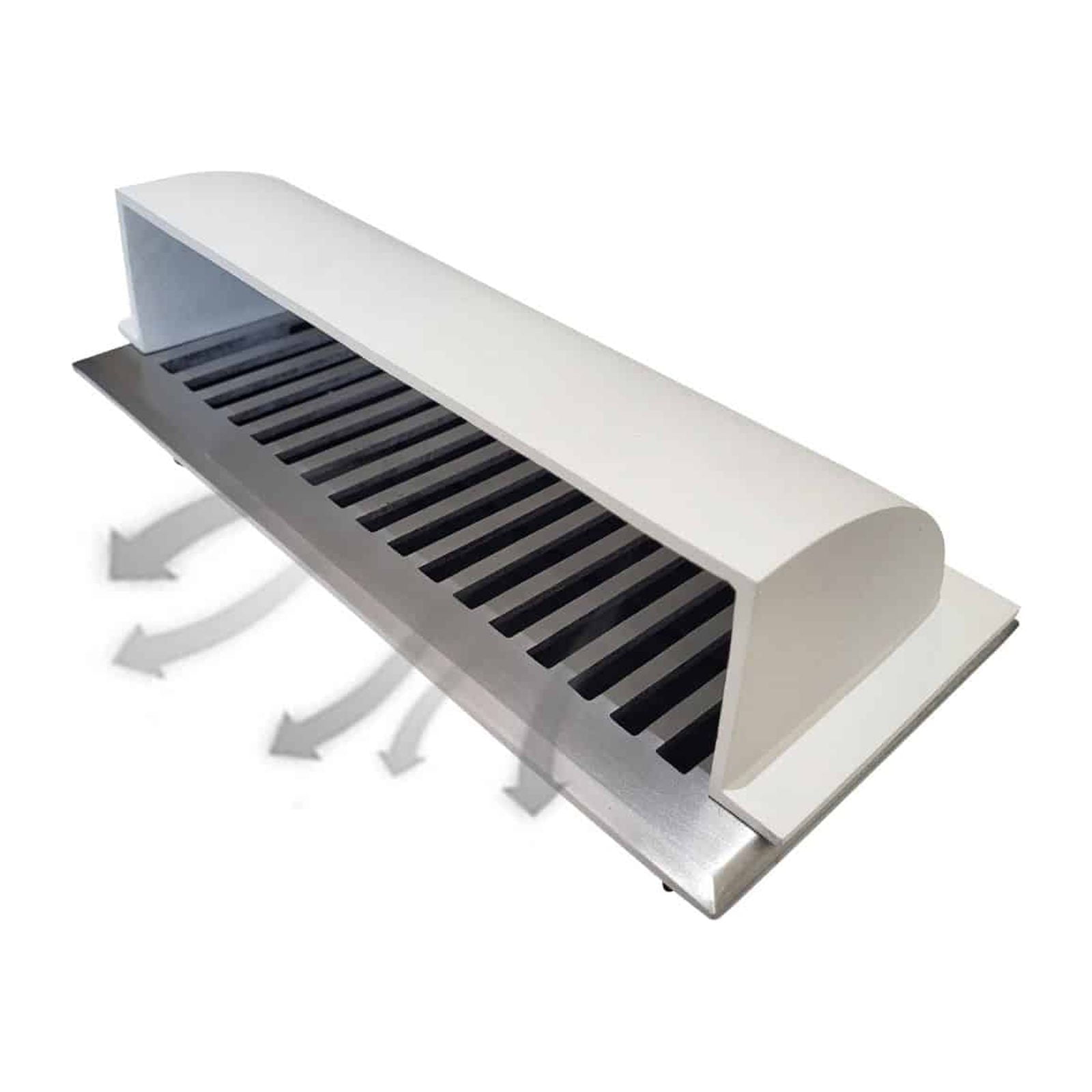 Prima Decorative Hardware Floor Vent Air Deflector / Diverter 4"x14 ...