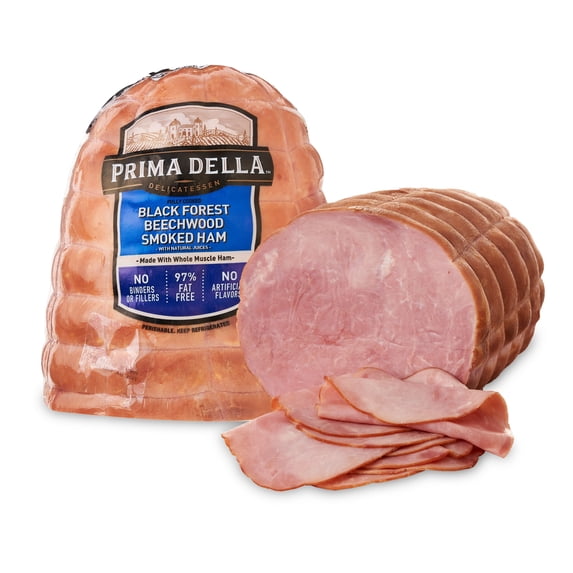Prima Della Black Forest Ham - Sliced Smoked Deli Meat, 97% Fat Free ...