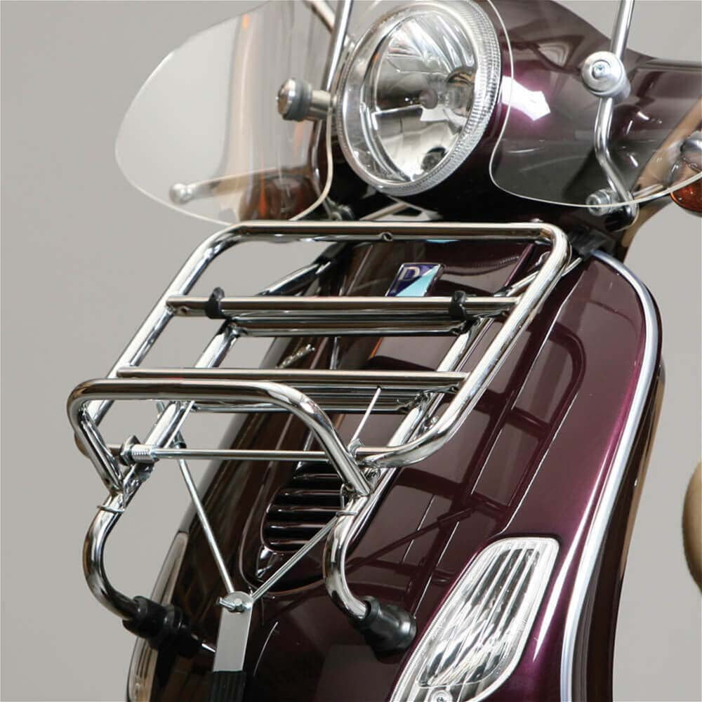 Prima Front Rack (Chrome); Vespa LX, GT, GTS - Walmart.com