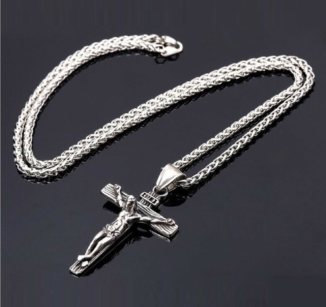 Prima Jewelries Silver-Plated .999 Lord Prayer Jesus Religious 18 ...