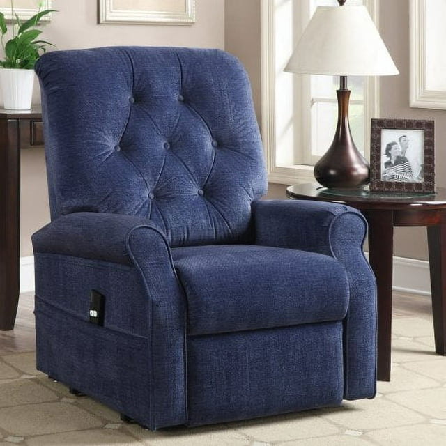 Free Shipping! Home Meridian Prima Lift Chair Recliner Terry Ocean Blue ...