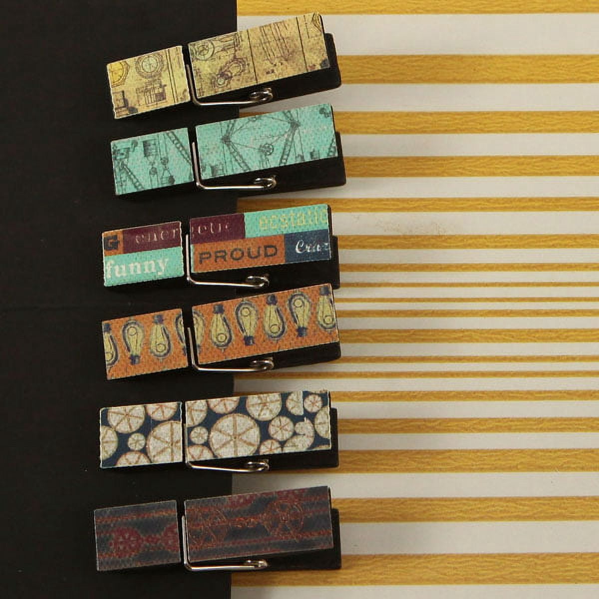 Prima Marketing Inc Canvas Wood Clips- Craftsman UPC 655350558833 ...
