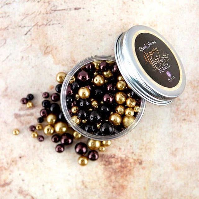 Prima Marketing Memory Hardware Glass Pearls-#1, 7.5oz/3 Sizes ...