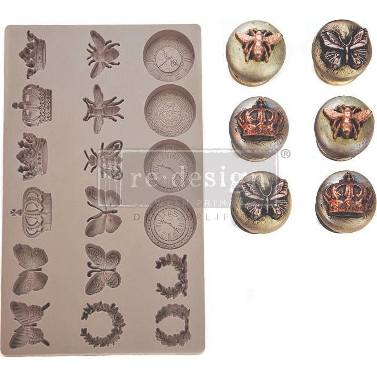 Prima Marketing Re-Design Silicone Mould 5x8x8mm, Regal Findings ...