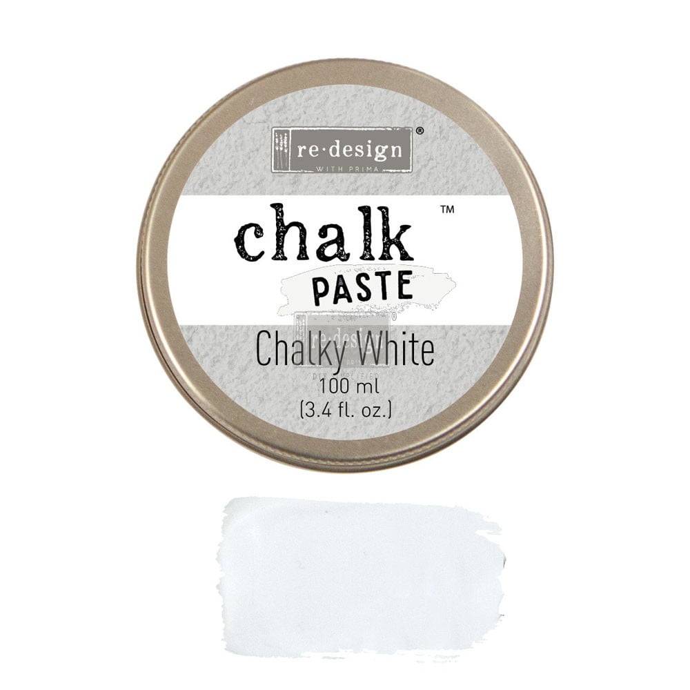 Chalky White, Re-Design Chalk Paste by Prima Marketing Inc. Fast Dry 3. ...