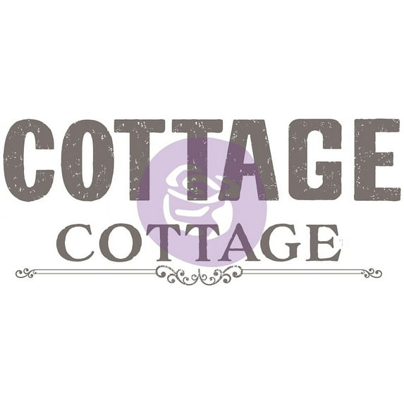 Prima Re-Design Decor Colored Transfer-Cottage 36.2"X17" - Walmart.com