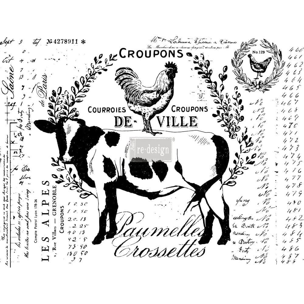 Prima Re-Design Decor Transfer-Farm Delights 29"X22" - Walmart.com