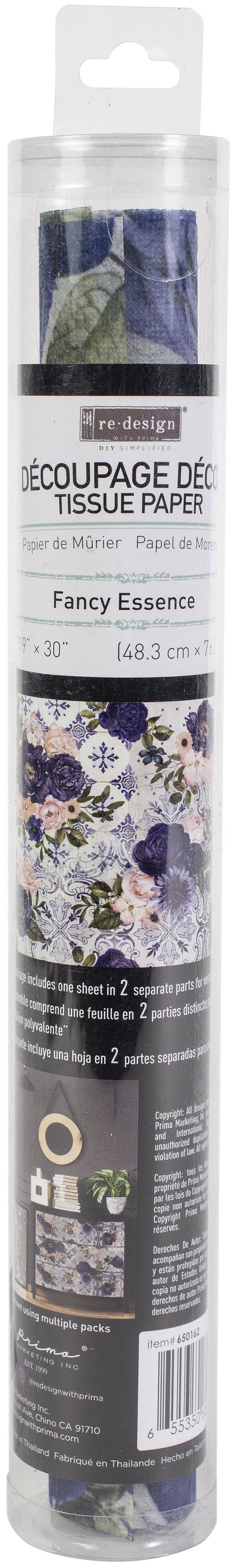 Prima Re-Design Decoupage Decor Tissue Paper 19"X30"-Fancy Essence ...