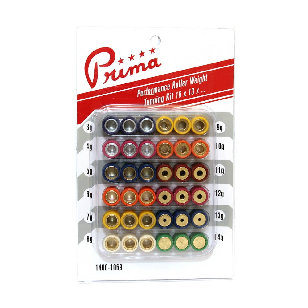 Prima Roller Weight Tuning Kit (16x13, 3g to 14g) - Walmart.com