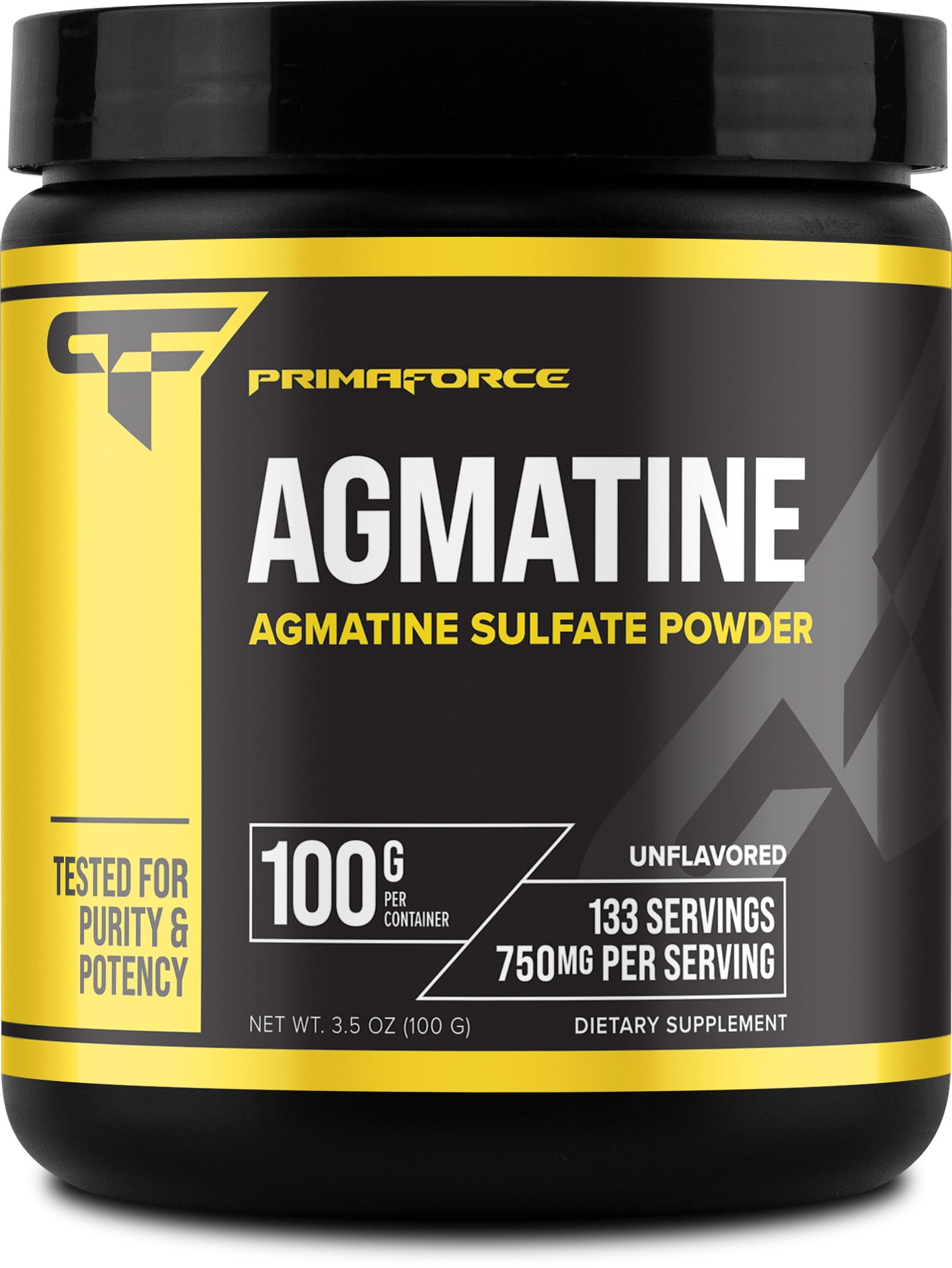 PrimaForce Agmatine Sulfate Powder Supplement, 100 Grams, for Nitric Oxide and Performance ...