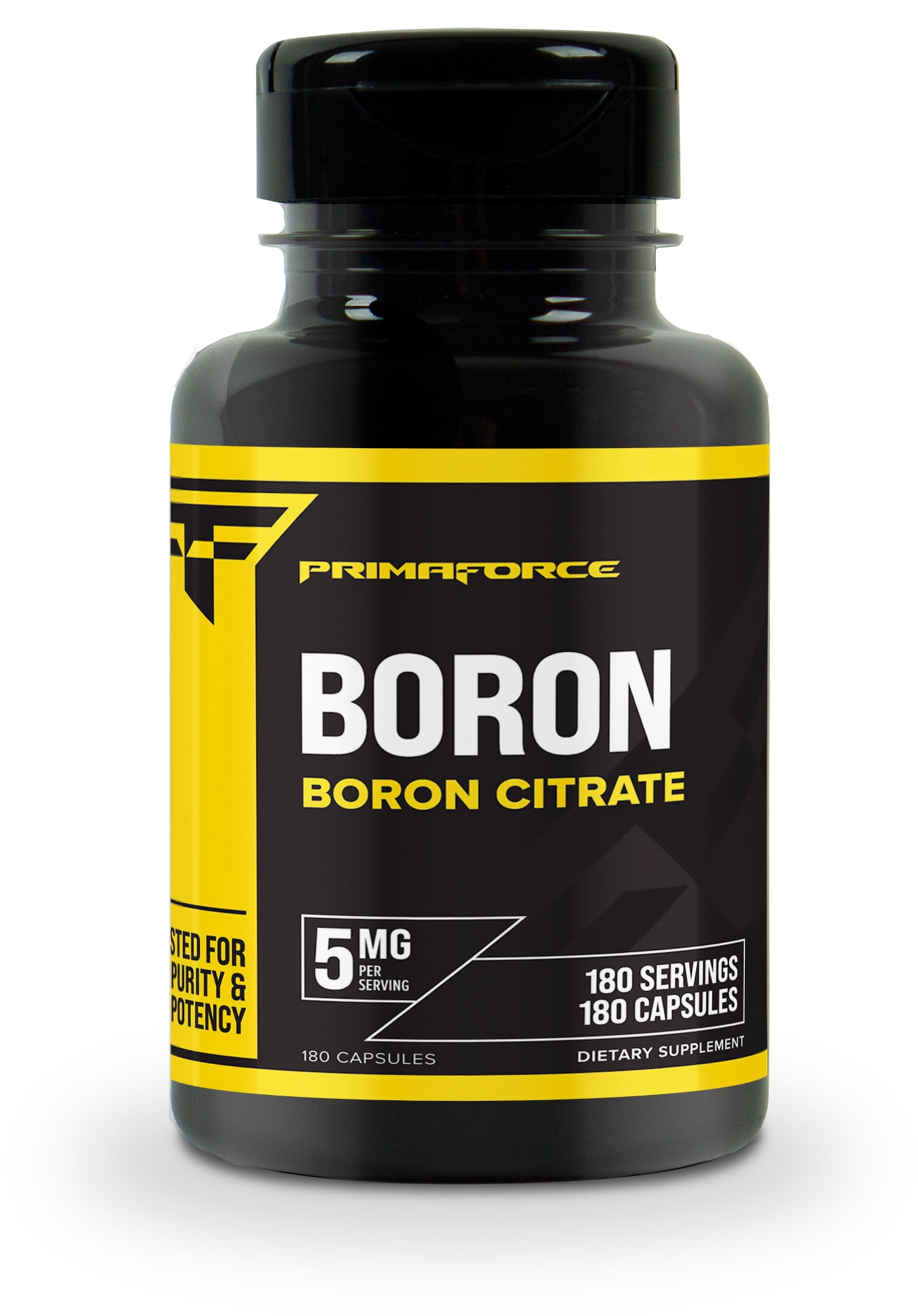 PrimaForce Boron Capsules 5mg, 180 Vegetarian Capsules - Walmart.com