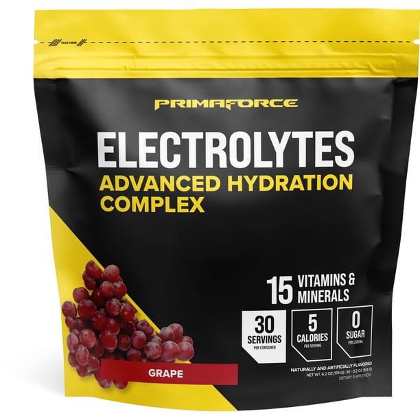 PrimaForce Electrolytes Advanced Hydration Complex Packets (30 Servings ...