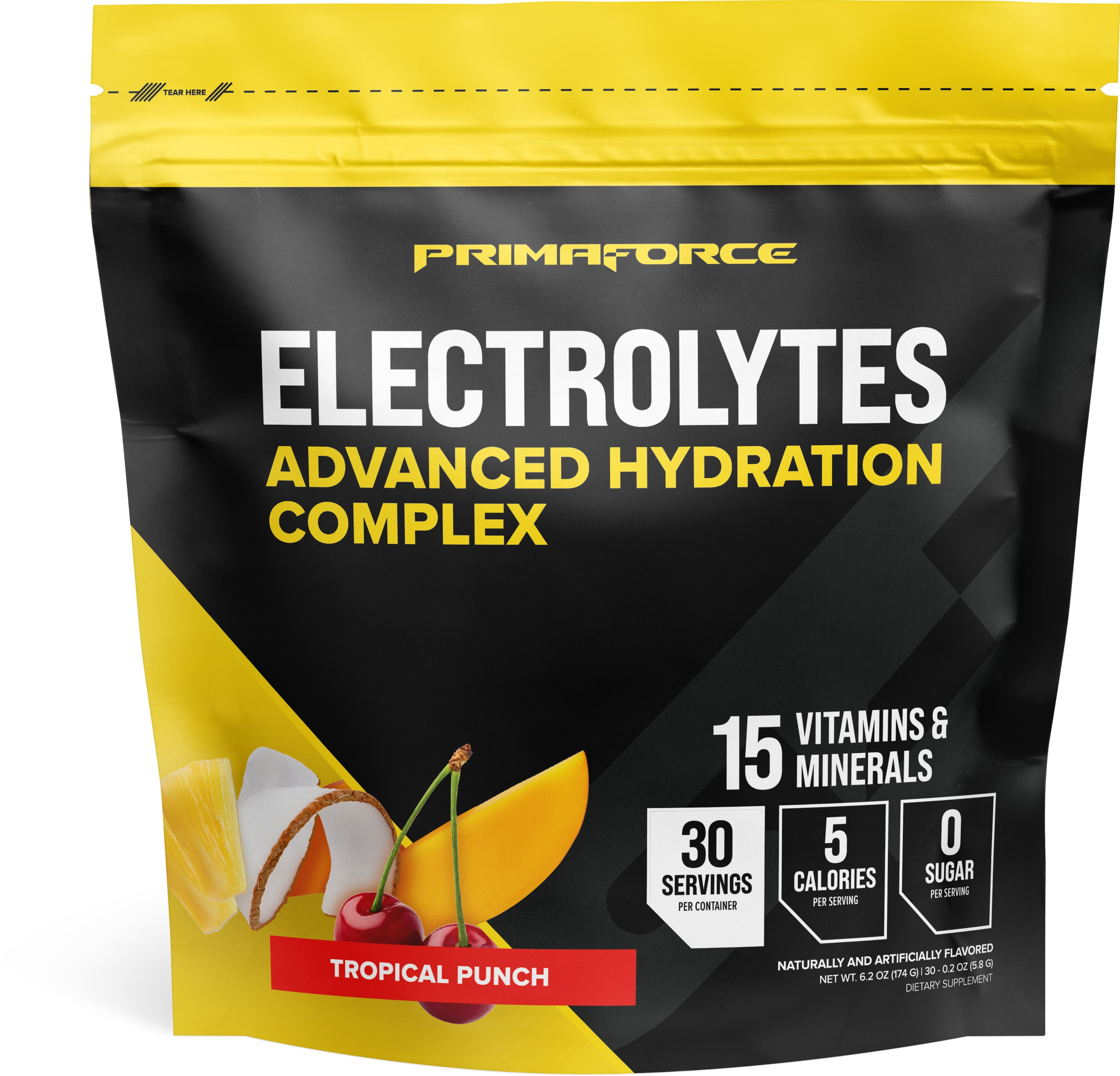 PrimaForce Electrolytes Advanced Hydration Complex Packets (30 Servings ...