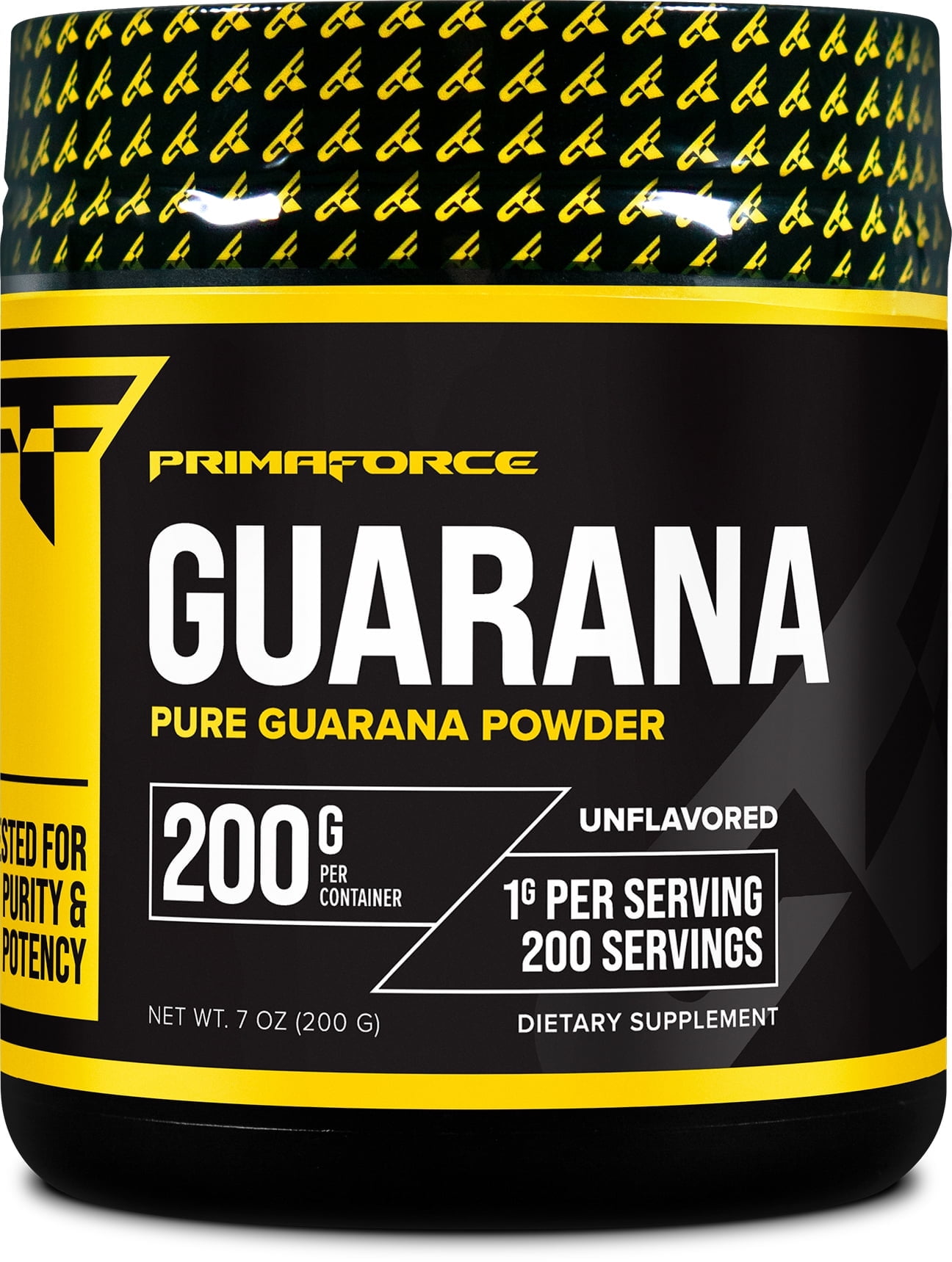 PrimaForce Guarana Powder, 200g, Unflavored, Pure Guarana Supplement ...