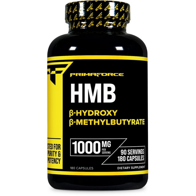 PrimaForce HMB 1000mg, 180 Capsules (500mg per Capsule) - Gluten Free ...