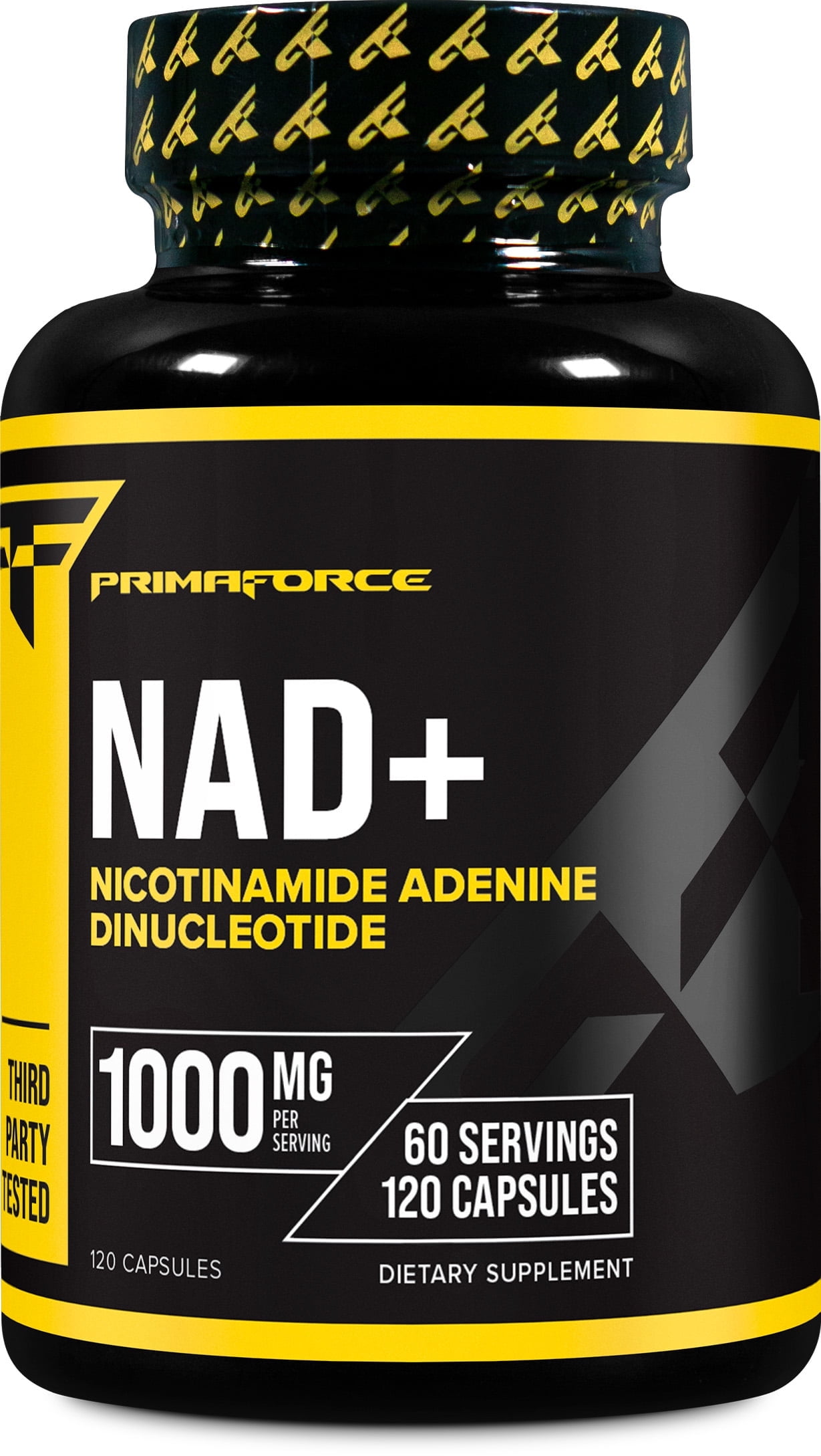 PrimaForce NAD+ Nicotinamide Supplement (1000 mg) 120 Capsules - Nicotinamide Adenine ...