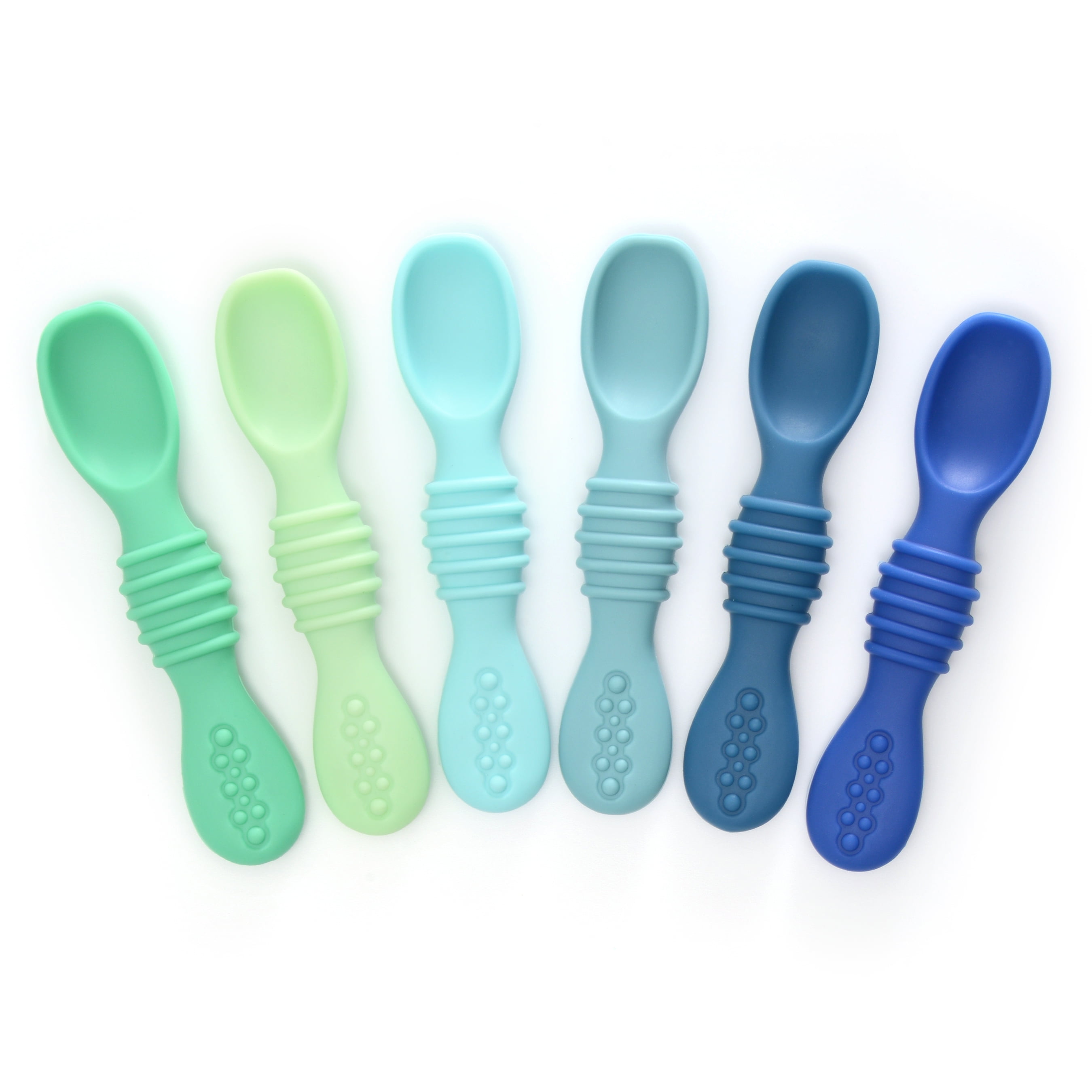 PrimaStella Infant Silicone Spoon Set - BPA Free, Safety Tested ...