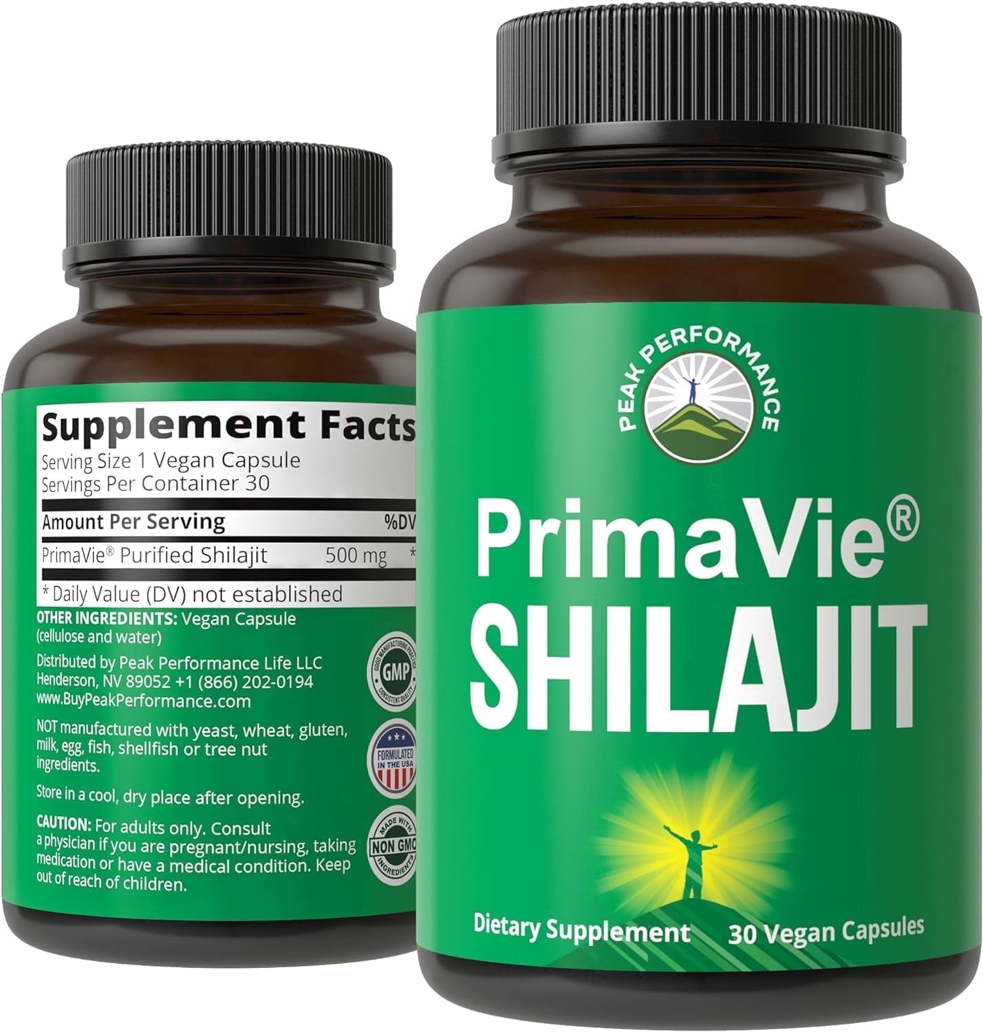 PrimaVie Purified Shilajit Capsules with Fulvic Acid, Supports ...
