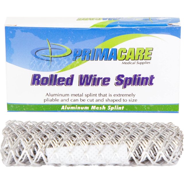 Primacare IS-5526 Rolled Wire Mesh Splint, First Aid Emergency for ...