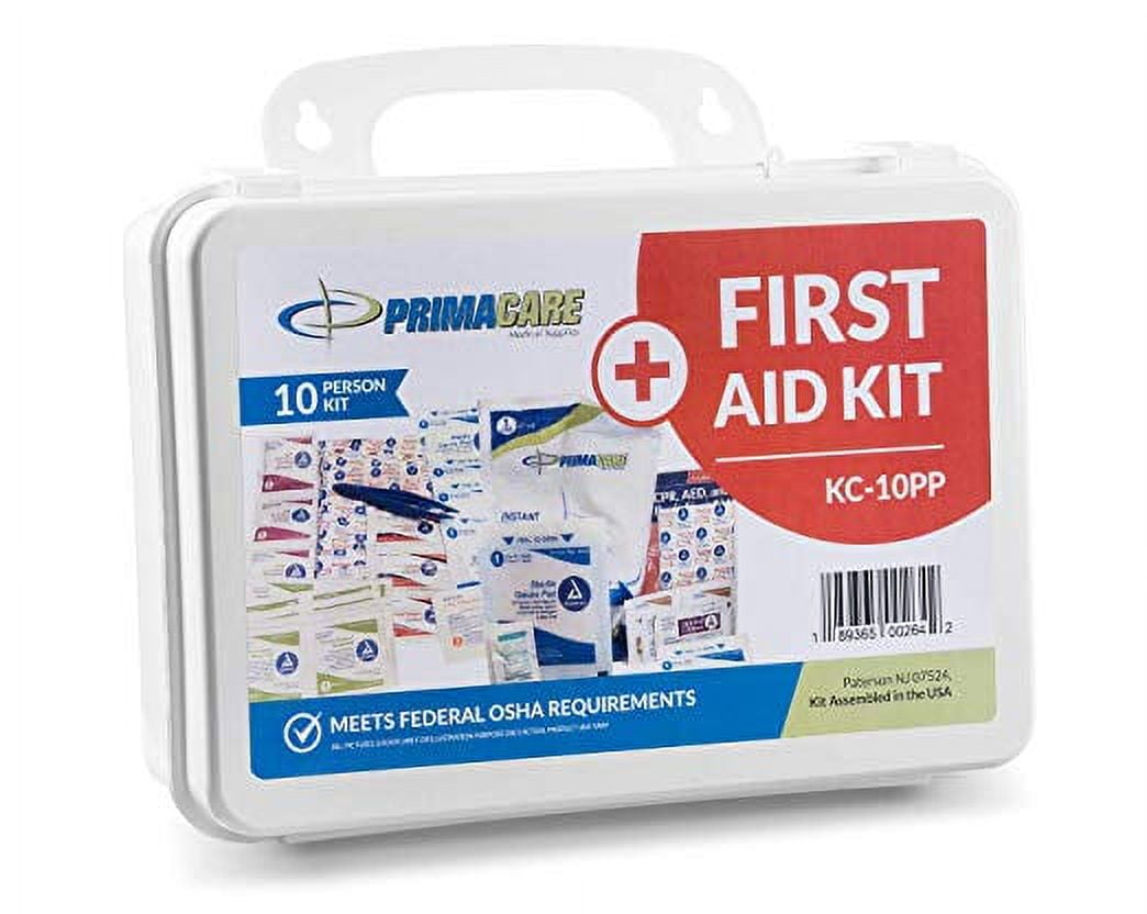 Primacare KC-10PM 10 Person Compact Emergency Preparedness First Aid ...