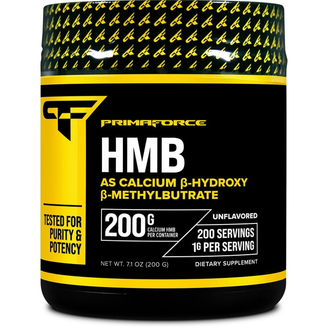Primaforce HMB Supplement Powder (200g) Unflavored - Pure Calcium Beta ...