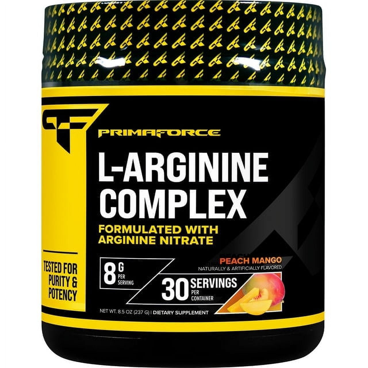 Primaforce L-Arginine Complex Powder (30 Servings Per Bottle) (Peach ...