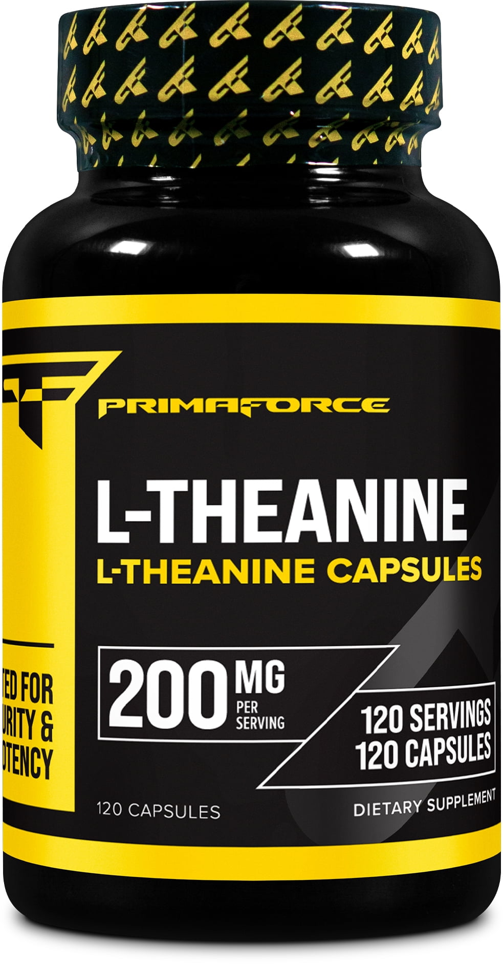 Primaforce L-Theanine Capsules (120 Capsules, 200mg L-Theanine Per ...