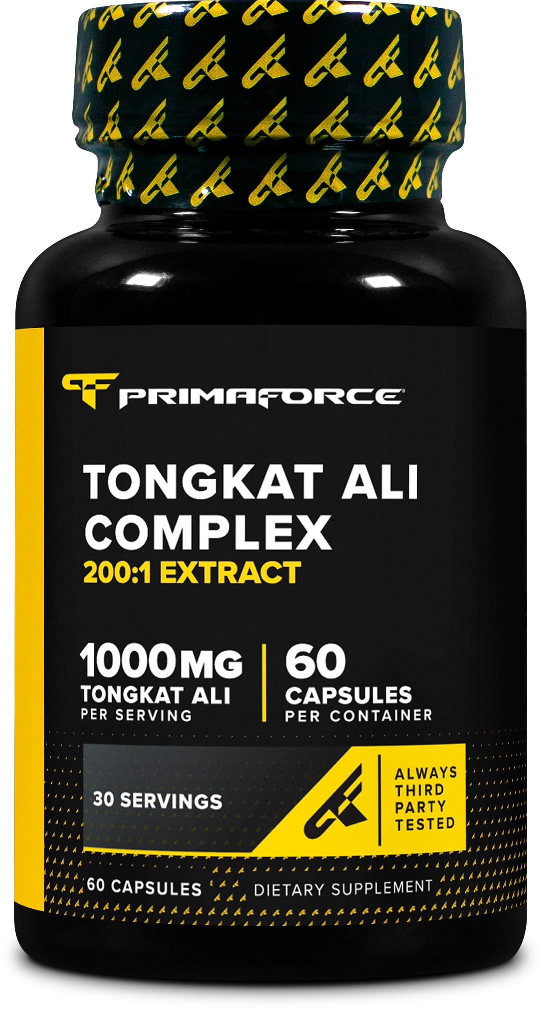 Primaforce Tongkat Ali (1000 MG) 60 Capsules - 200:1 Extract Compex, 30 ...