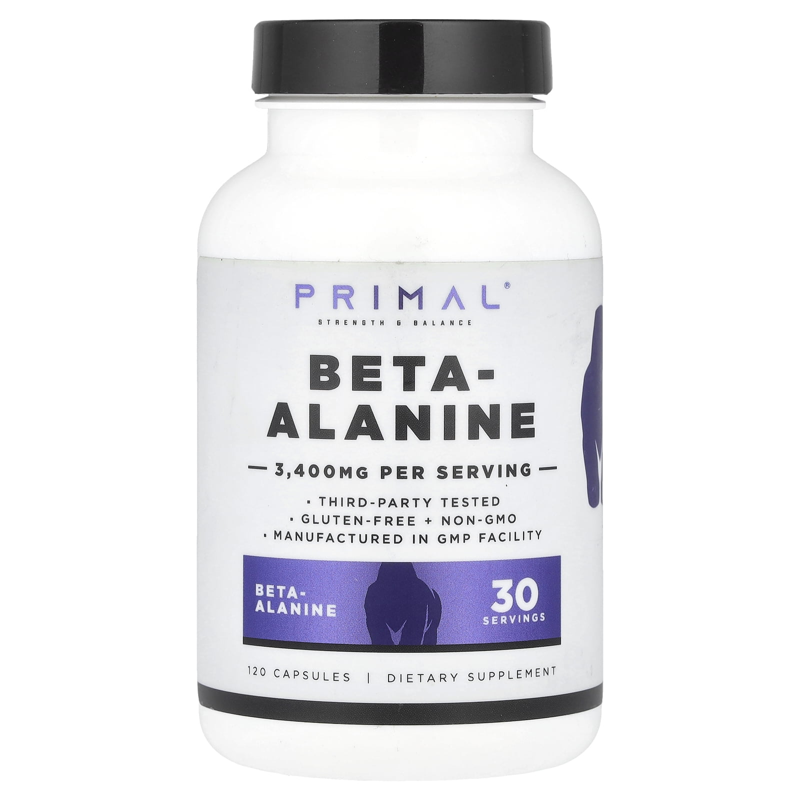 PrePrimal Beta-Alanine, 120 Capsules (850 mg per Capsule) - Walmart.com