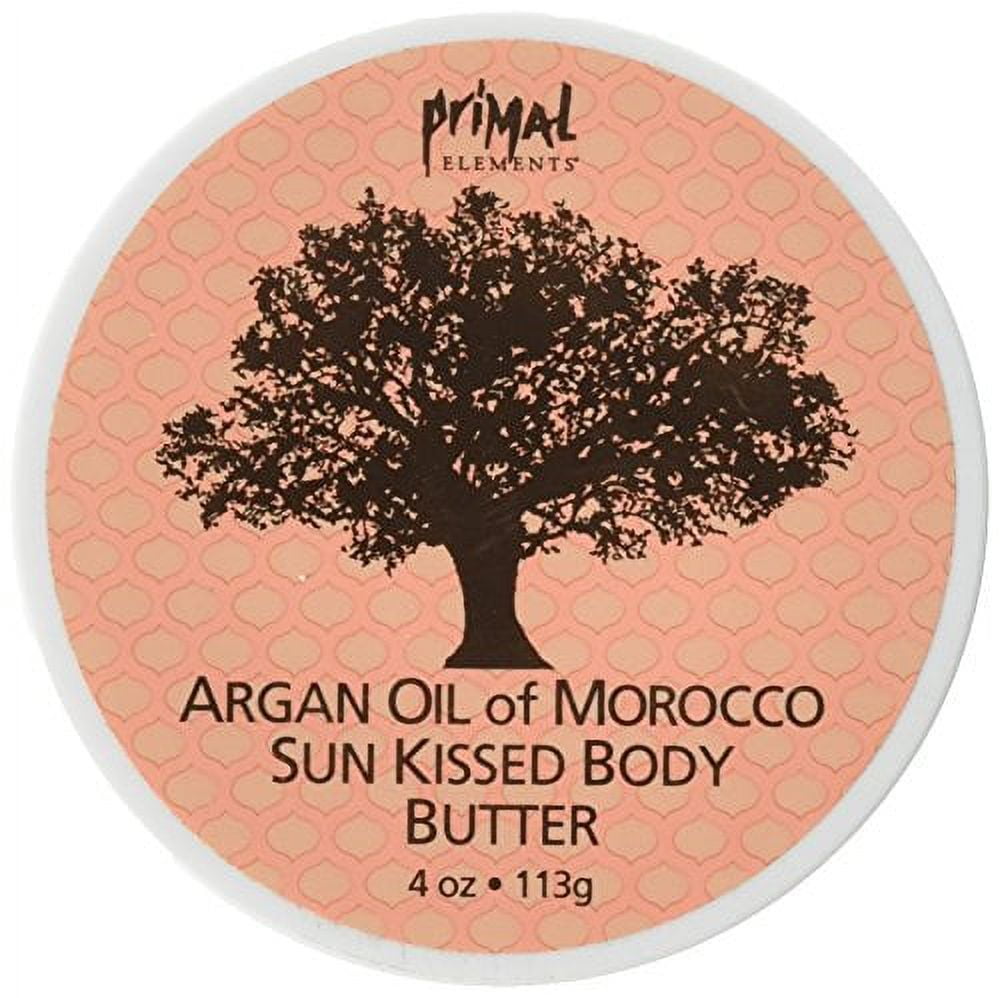 Primal Elements Argan Oil of Morocco Sun Kissed Body Butter, 4 Ounce ...