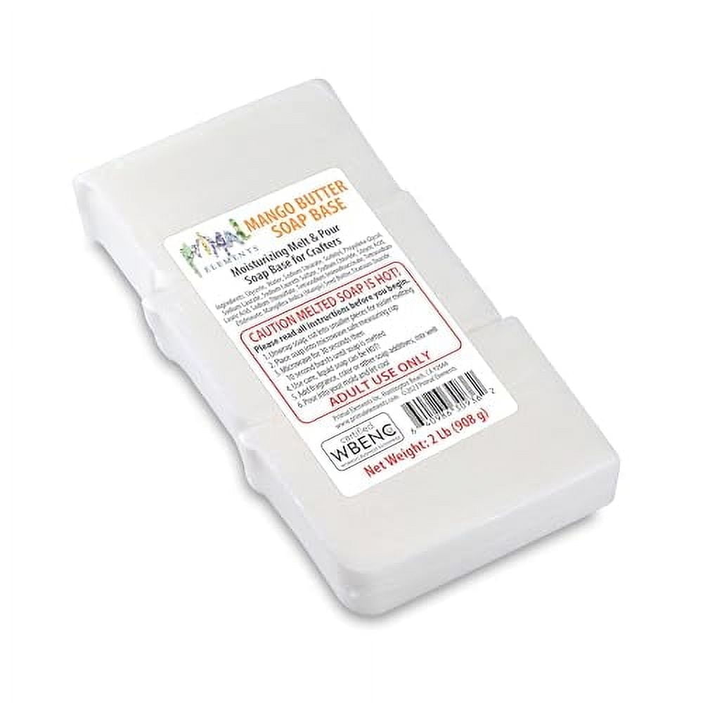 Primal Elements Coconut Oil Soap Base - Moisturizing Melt and Pour ...