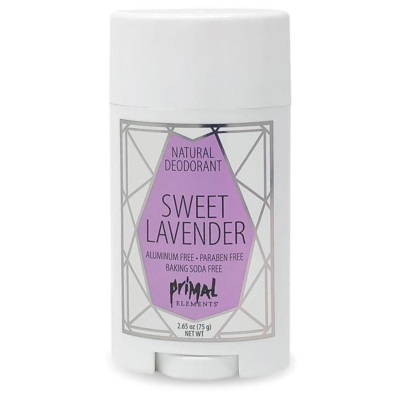 Primal Elements DEODSLEO Natural Deodorant - Sweet Lavender - Walmart.com