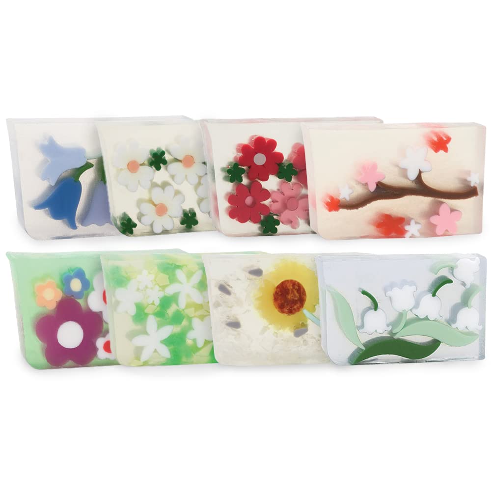 Primal Elements Glycerin Soap CM31 Bar Assorted Bundle (Flower) Pack of ...