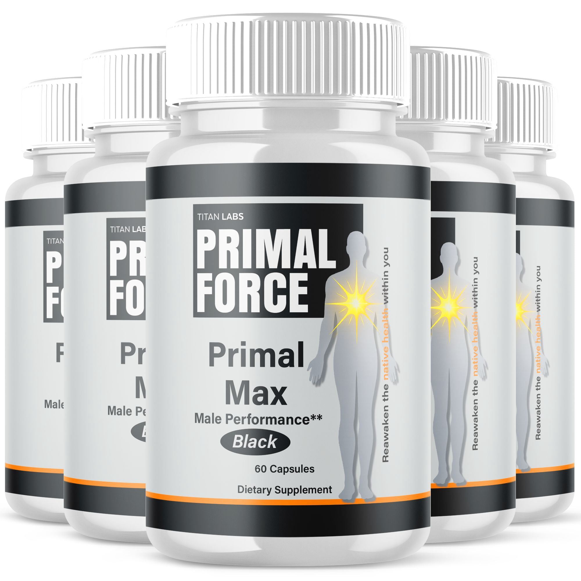 Primal Force Advanced Formula Natural Supplement Pills for Max Strength ...