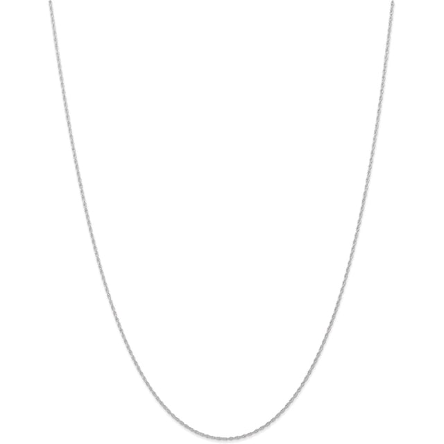 Primal Gold 10 Karat White Gold .95 mm Carded Cable Rope Chain ...