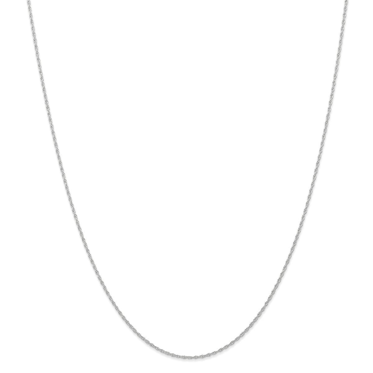 Primal Gold 10 Karat White Gold .95 mm Carded Cable Rope Chain ...