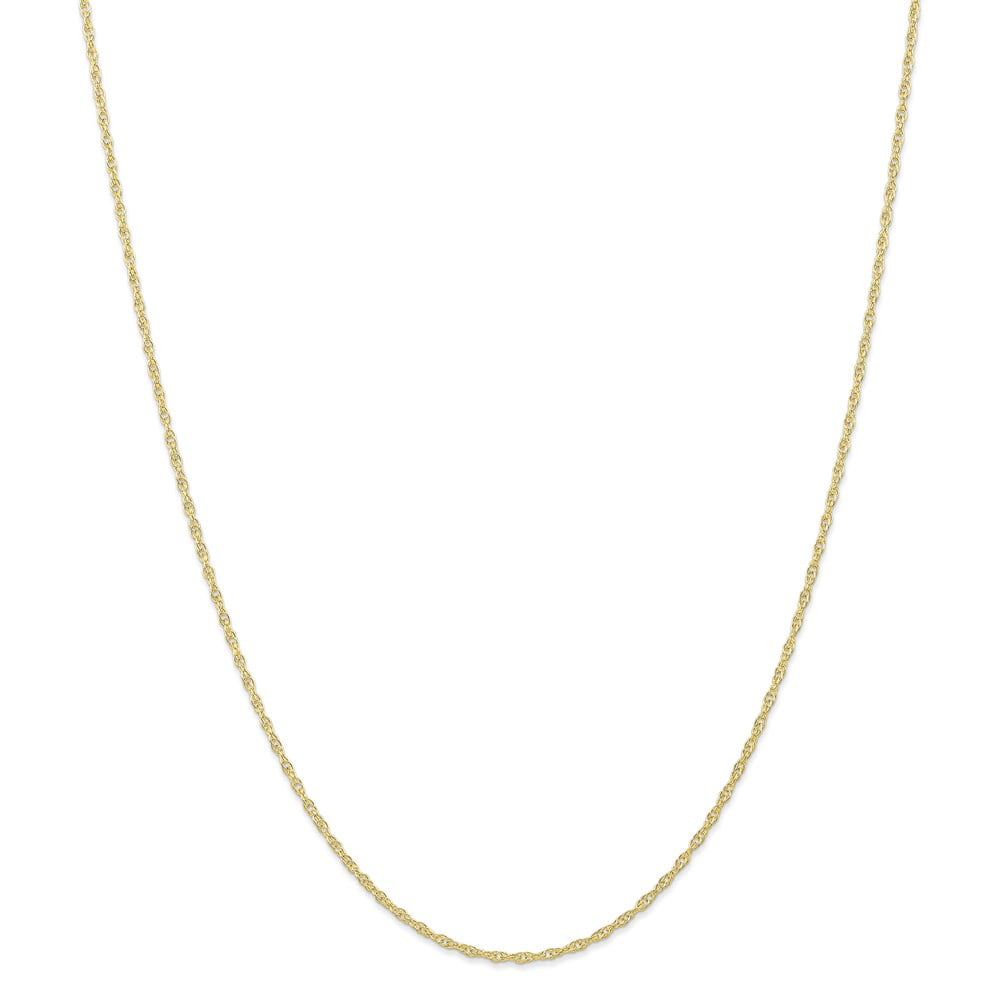 Primal Gold 10 Karat Yellow Gold 1.35mm Carded Cable Rope Chain ...