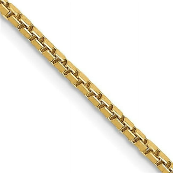 Primal Gold 10 Karat Yellow Gold 1.5mm Box Chain - Walmart.com