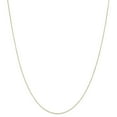 Primal Gold 10 Karat Yellow Gold Carded Curb Chain, 20-Inch, 0.42mm ...