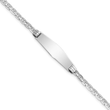 Primal Gold 14 Karat Yellow Gold Children's Soft Diamond Shape Anchor ...