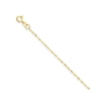 Primal Gold 14 Karat Yellow Gold 1mm Singapore Chain (CARDED) - Walmart.com