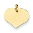 Primal Gold 14 Karat Yellow Gold Heart Charm - Walmart.com