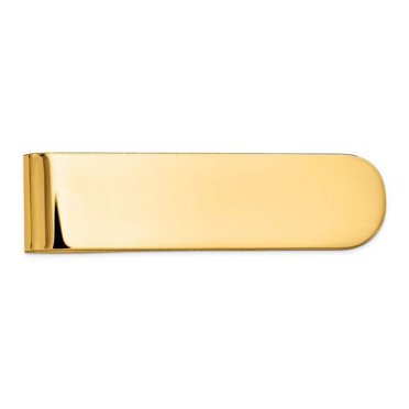Primal Gold 14 Karat Yellow Gold Men's Grooved Money Clip - Walmart.com
