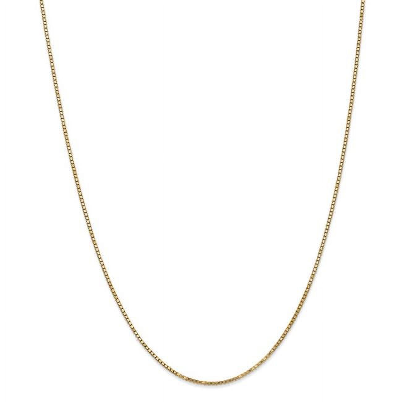 Primal Gold 14K Yellow Gold 1.3mm Box Chain - Walmart.com