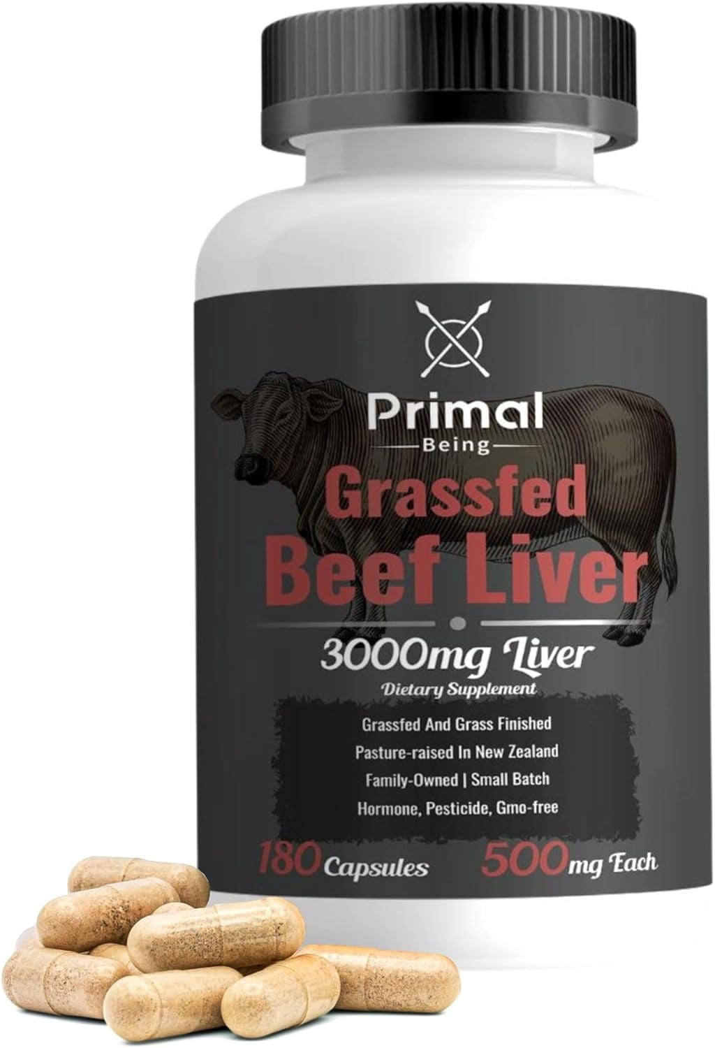 Primal Being Grassfed Beef Liver- Supports Energy, Longevity, Metabolic ...
