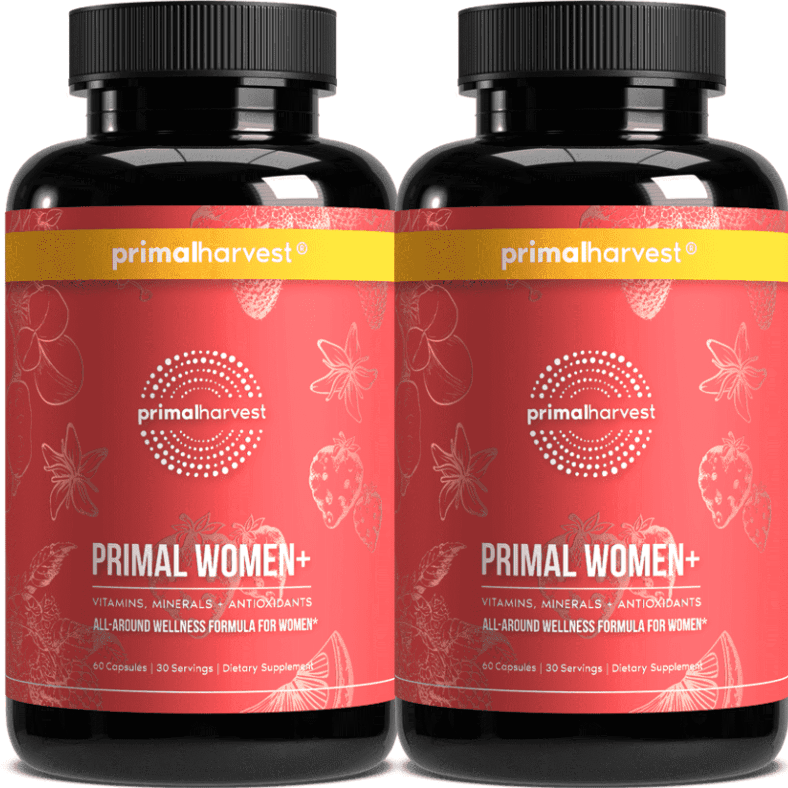 Primal Harvest 2 Pack, Primal Women+ Multivitamin for Women Vitamin A ...