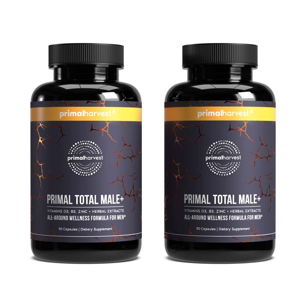 Primal Harvest Total Male+, 2 Pack: Men's Multivitamin for Bone ...